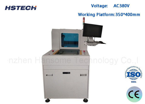 Single Platform Automatic PCB Depaneling Router Machine Small Size Rat ...