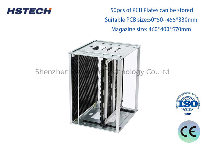 Max 50pcs ESD PCB Storage Magazine SMT Magazine Rack For PCB Loader