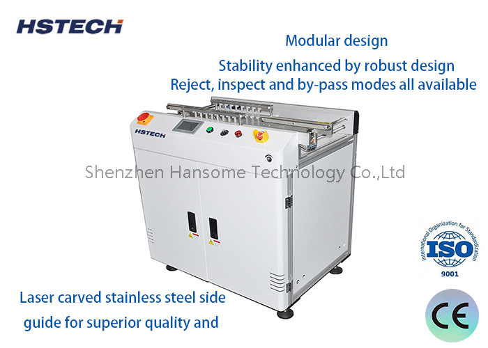 Stainless Steel Side Guide PCB Reject Conveyor With SMEMA Compatible ...