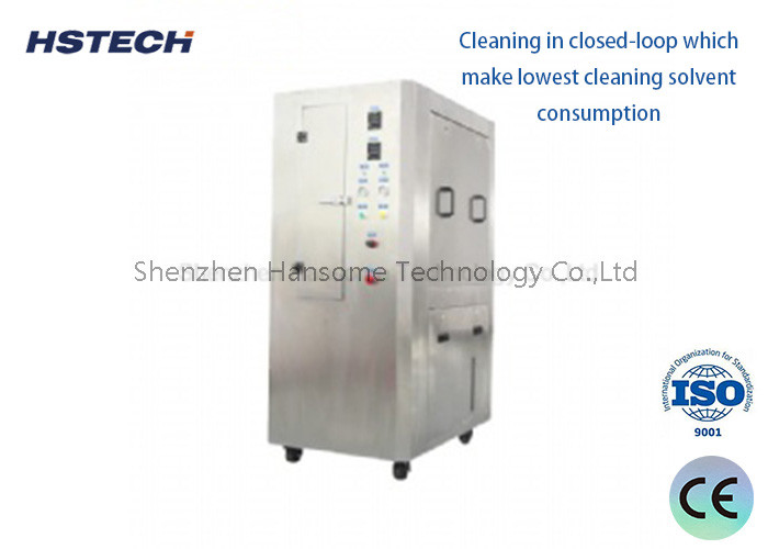 Automatic SMT Stencil Cleaner with Drying Function, SUS304 Steel Body